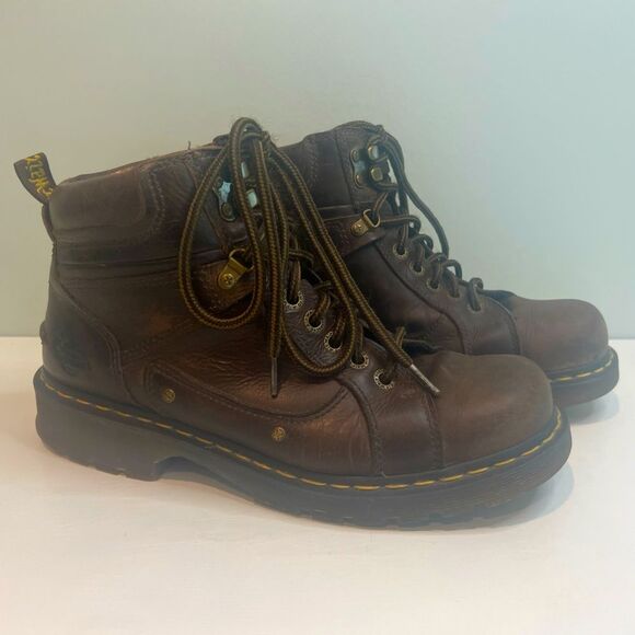 Dr. Martens | Shoes | Vintage Dr Martens Soren Brown Leather Boots ...